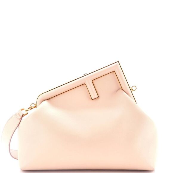 Fendi | Bags | Fendi First Bag Leather Medium Neutral | Poshmark